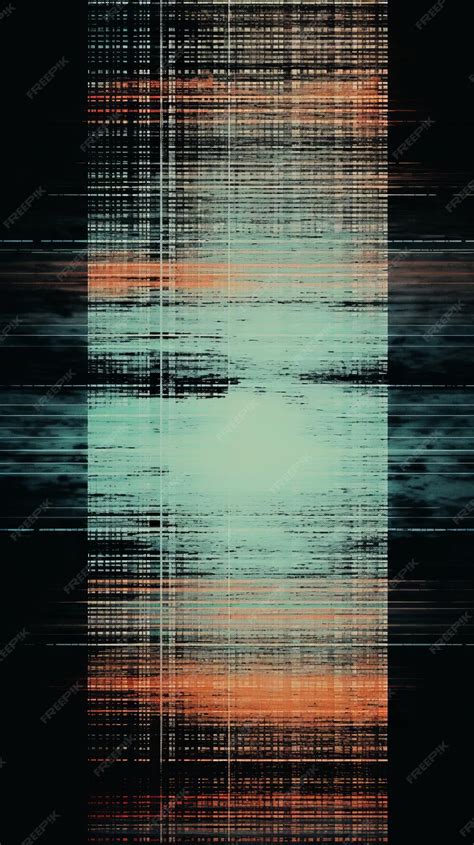 Premium Ai Image Colorful Horizontal And Vertical Lines Pixel Glitch Pattern Texture