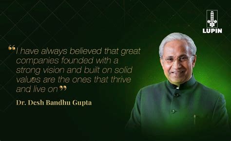 Lupin Wearelupin Pharmaceuticals Founder Dbg Values Lupin 36