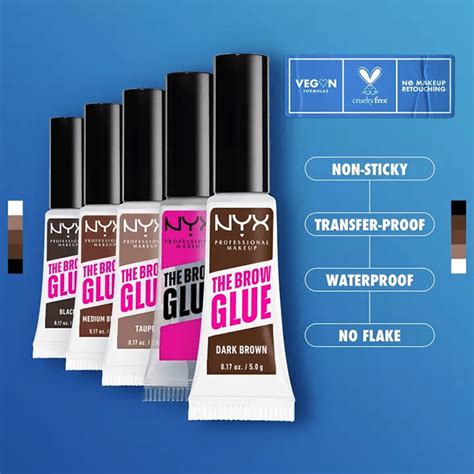 Nyx The Brow Glue Black At Nice One Ksa