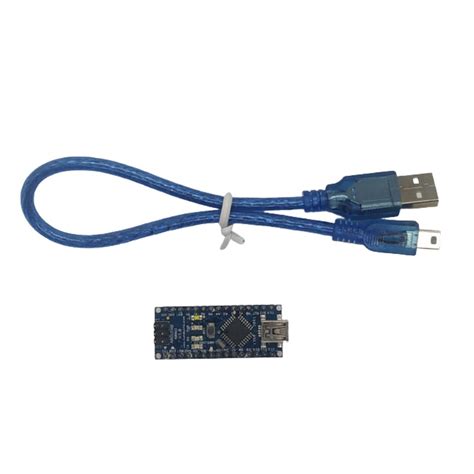 placa compatível com arduíno nano pinos soldados cabo usb shopee brasil