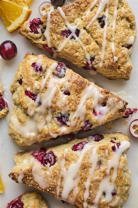 Orange Cranberry Scones Olive And Mango