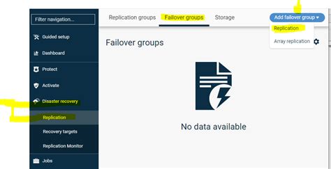 Can T Create Failover Group Community