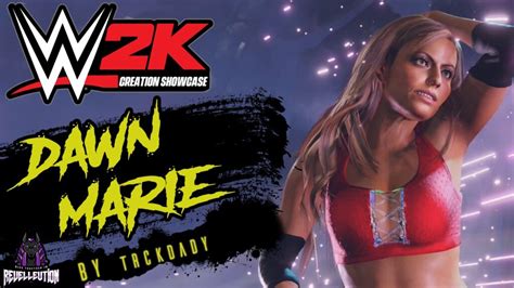 Wwe 2k Creation Showcase Dawn Marie Wwe2k23 Wwe