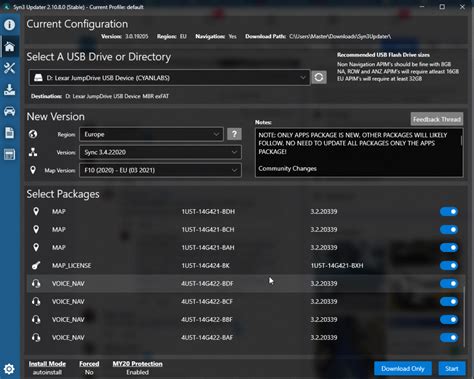 incompatible settings with my20 active · issue 173 · cyanlabs syn3updater · github