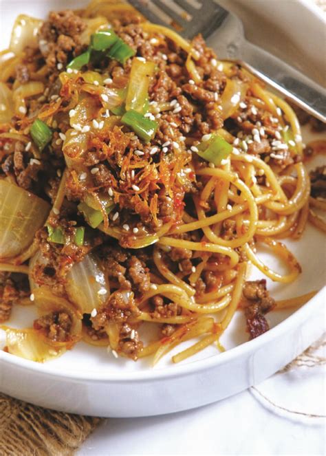 Easy Spicy Sichuan Beef Noodle Dollmestic Goddess