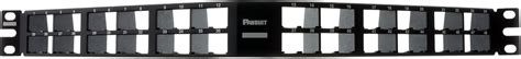 Amazon Com Panduit CPPA48HDWBLY Angled High Density 48 Port Patch Panel Black Electronics