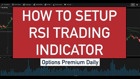 Thinkorswim How To Setup Rsi Indicator Youtube