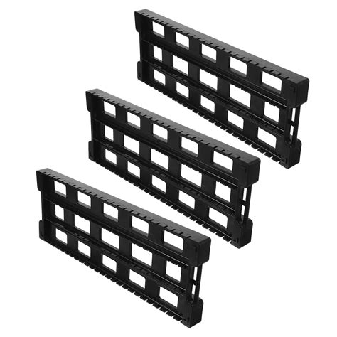 Frcolor 3pcs Pcb Rack Anti Static Bar Bracket Pcb Board Holder Anti Static Pcb Support Rack