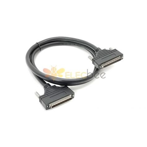 Elecbee Vhdci 68pin Straight Male To Scsi 3 Hpdp68pin Male Straight Connector With Cable 1 5m