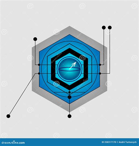 Qubit Inside Quantum Computer Bloch Sphere Schematic Representation