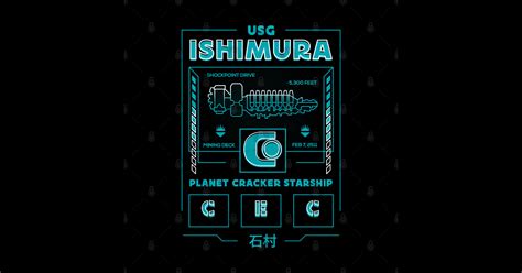 Planet Cracker Starship Dead Space Sticker Teepublic