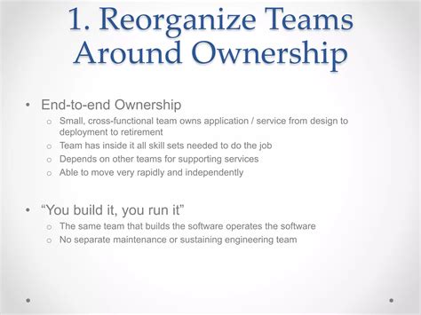 Ten Lessons Of The Devops Transition Ppt