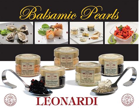 G626 G627 White Balsamic Pearls Pomegranate 50g370g Acetaia Leonardi