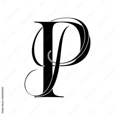 Pp Pp Monogram Logo Calligraphic Signature Icon Wedding Logo Monogram Modern Monogram