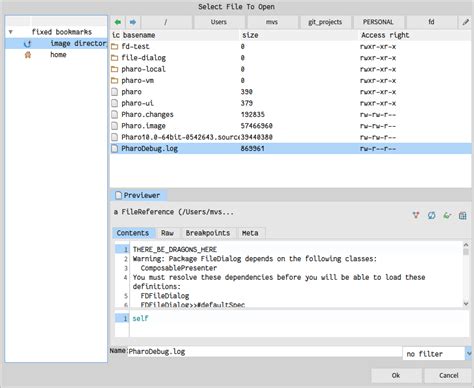 github hernanmd file dialog replacement for pharo s native dialog