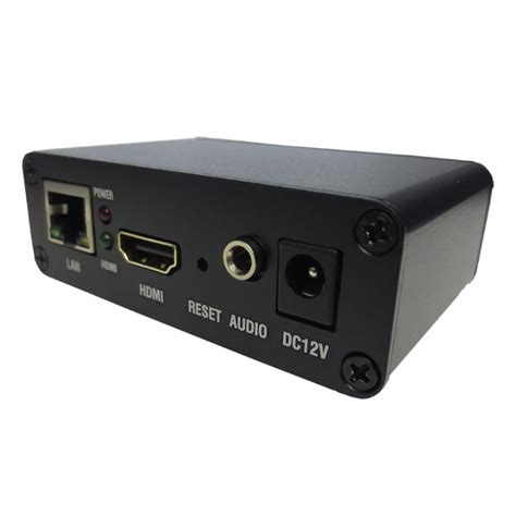 Hdmi เป็น Ip H 264 H 265เข้ารหัสวิดีโอสำหรับสตรีมมิ่งสด Udp Rtmp Srt Hls Rtsp Vmix Encoder