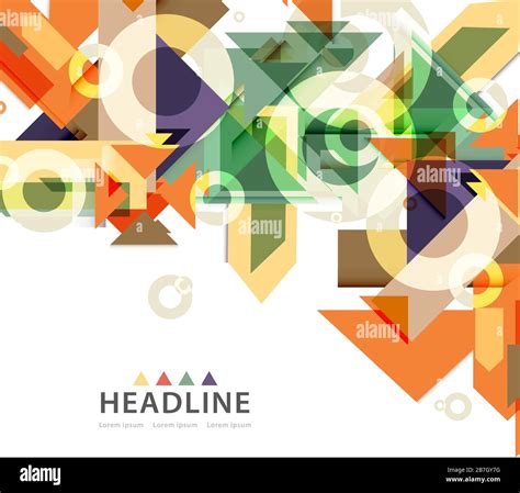 Brochure Header Layout Background Template Stock Vector Image And Art Alamy