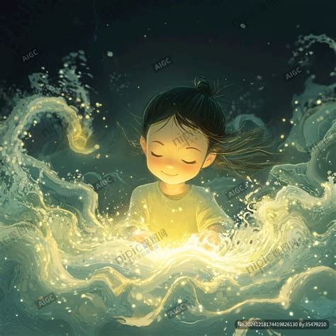 Ai创作图梦幻儿童插画超治愈 梦幻儿插插画 梦幻儿童插画 治愈系儿童插画 治愈系儿插 海姑娘插画 梦幻女孩插画 小女孩儿插 手绘追光的精灵 光晕梦幻插画 文艺梦境小女孩手绘 梦幻唯美童话童年