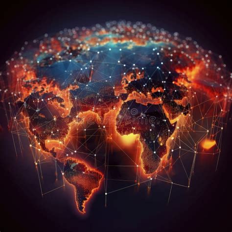 Innovative Communication Tech Concept Of A Globally Connected World