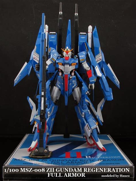 Mg 1 100 Zii Gundam Regeneration Full Armor Zeta Plus Hummingbird