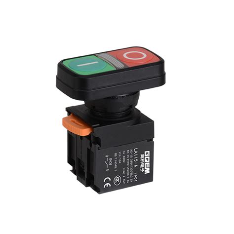 LA115 A5 11RD1 A01 New Type 1NO 1NC 22mm Waterproof IP 65 Double Push