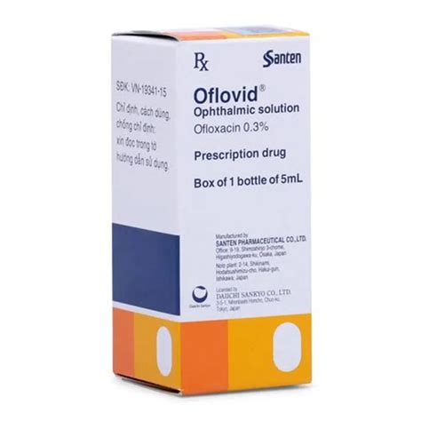 Thuốc Nhỏ Mắt Oflovid 5ml Trị Viêm Bờ Mi Viêm Túi Lệ Lẹo Viêm Kết