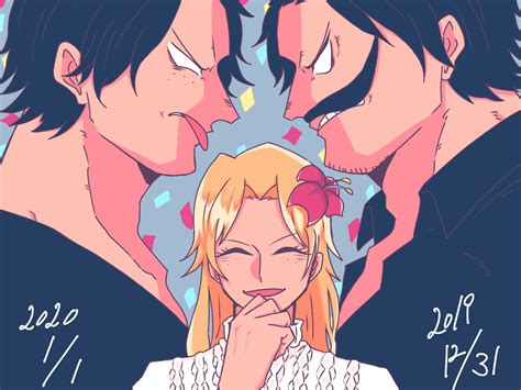 Portgas D Ace Gol D Roger And Portgas D Rouge One Piece Drawn By Ryu Ry U Danbooru