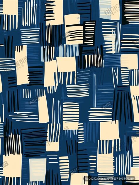 Ai创作图凌乱的线条布料图案 无缝拼接底纹线条背景 无序底纹 线条印花 不规则条纹背景 北欧现代简约图案 笔触抽象图案 印花线条 蓝色抽像方块墙纸纹理 抽象背景底纹条纹线条 笔触图案 创意壁纸