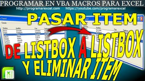 437 ️ Como Eliminar Item Al Pasar 🔥 Datos Listbox A Otro Listbox Con