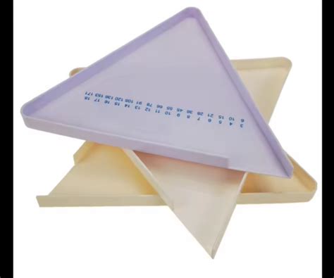 Triangle Pill Dispenser Counting Tray Pill Box Myaussiechemist
