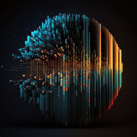 Big Data Artificial Intelligence And Quantum Computing Concept Stock