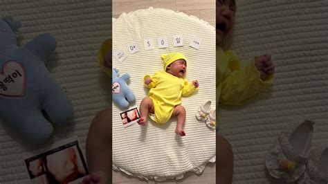 채아가 50일이되어ㅡ딸이 셀프 촬영했데요~쭉 건강하게 잘자라그라♡출생50일건강육아행복 Youtube