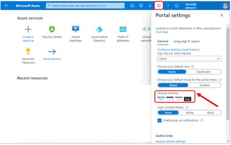 Azure Portal Settings And Preferences Walkthrough Microsoft Azure