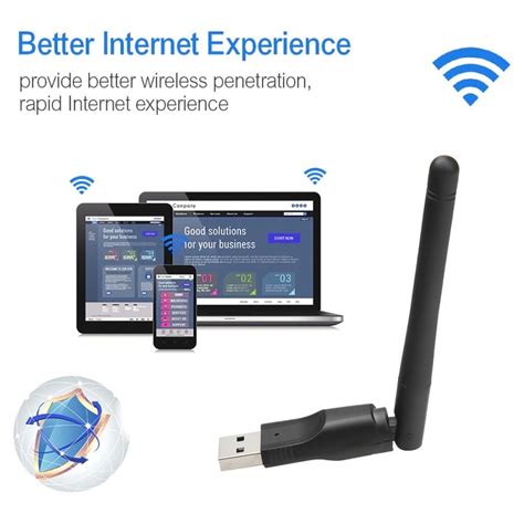 Jual Usb Wifi Adapter Mbps Usb Donggle With Antena Top Quality Shopee Indonesia