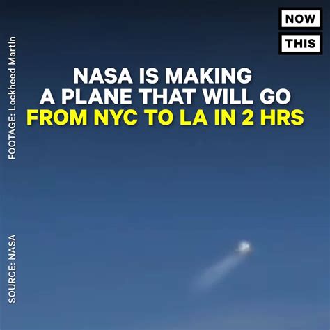 Nasa Is Developing A Quiet Plane Thats Faster Than Sound