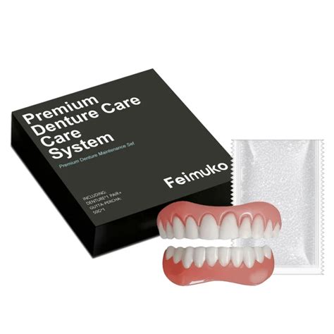 Denture Maintenance Set Natural Fit And Comfort Feimuko