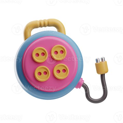 Repair Tools Object Extension Cord 3d Illustration 35640543 Png