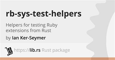 Rb Sys Test Helpers — Rust Library Librs