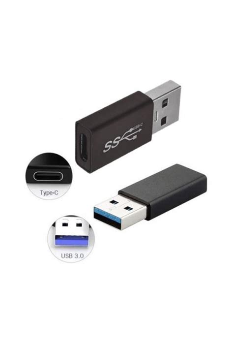 Polhammobile Polham Usb 3 0 To Type C Dönüştürücü Typce Girişi Usb Dönüştürücü Hızlı Veri