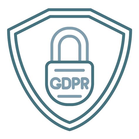 Premium Vector Gdpr Policy Duotone Illustration