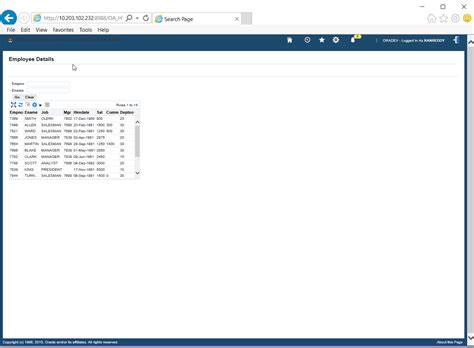 Oracle Application Framework Manual Search Page In Oaf