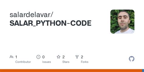 Github Salardelavarsalarpython Code
