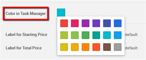 How Do I Color Code Partners And Projects For Viewing In The Task