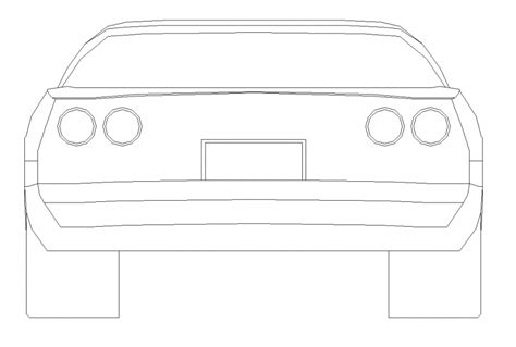 Car Vehicle CAD Blocks Detail Elevation D View Layout Dwg File
