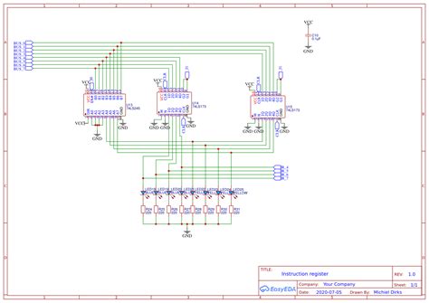 Bit Computer EasyEDA Open Source Hardware Lab