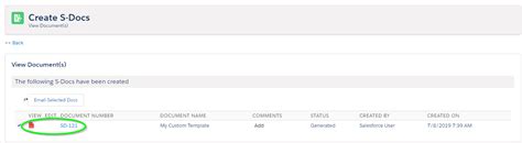 Configure S Docs With Custom Objects Salesforce Lightning S Docs