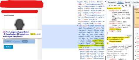 Solved How To Resize The File Upload Widget Width Ptc Community