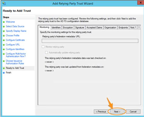 Enable Saml Single Sign On Sso For Active Directory Federation