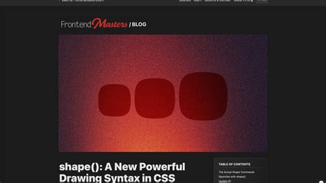 Day 132 Redefining Drawing In Css With Shape