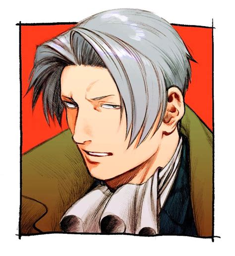 Miles Edgeworth Ace Attorney Drawn By Pupa Puuupa Danbooru
